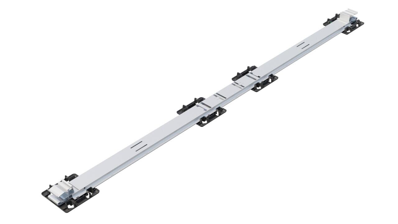 Das ballastarme, aerodynamische S:FLEX PV-Montagesystem für Flachdächer