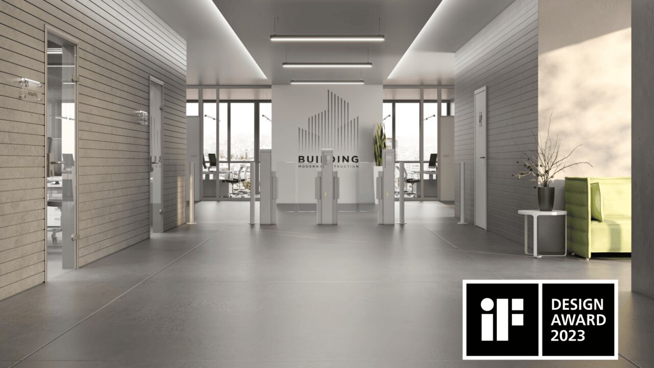 Sensorschleuse Argus V60 - anspruchsvolles Design an eine moderne ...