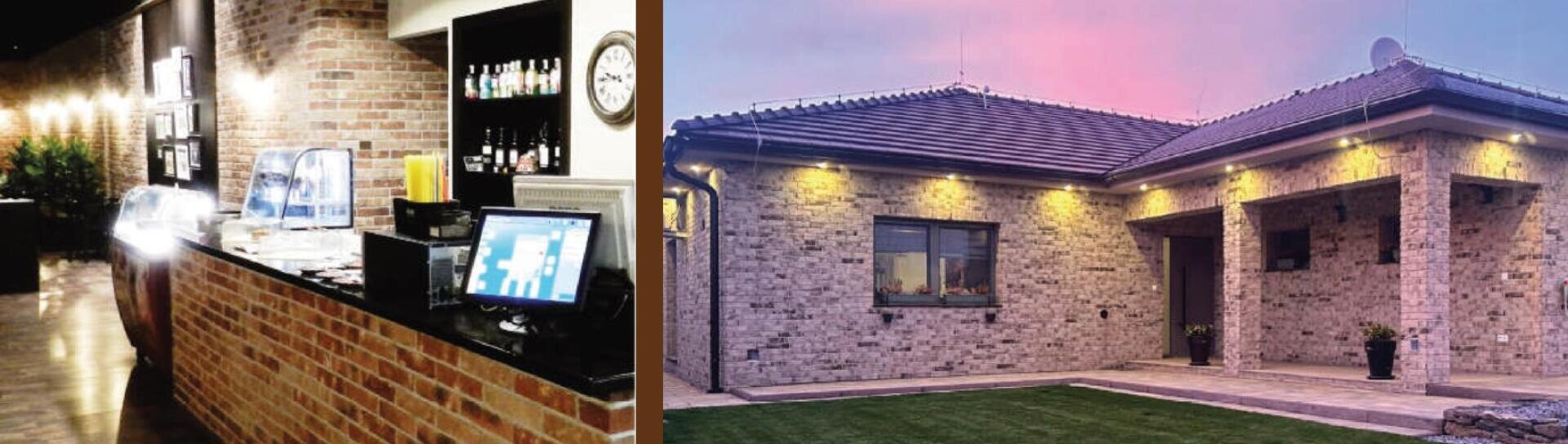 Breite Palette von gebranntem Tonziegel